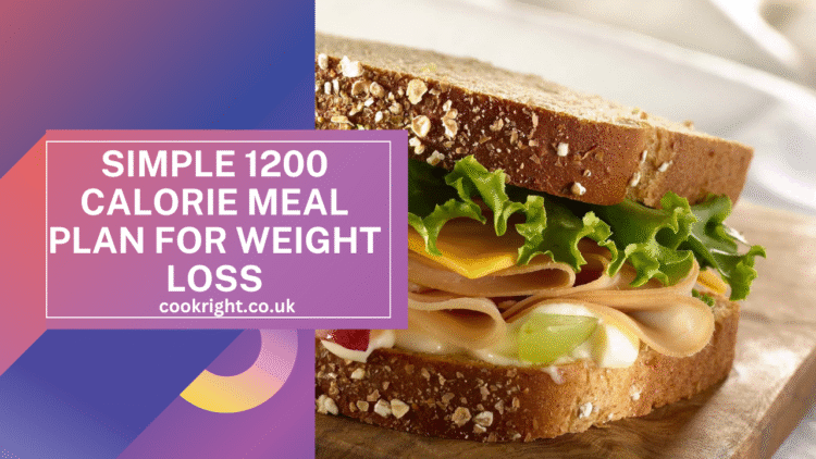 Simple 1200 Calorie Meal Plan for Weight Loss in 7 Days - Cookright.co.uk