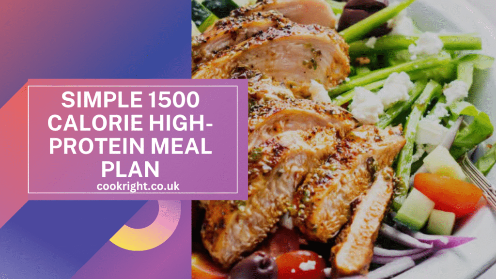 Simple 1500 Calorie High-Protein Meal Plan for Weight Loss and Muscle ...