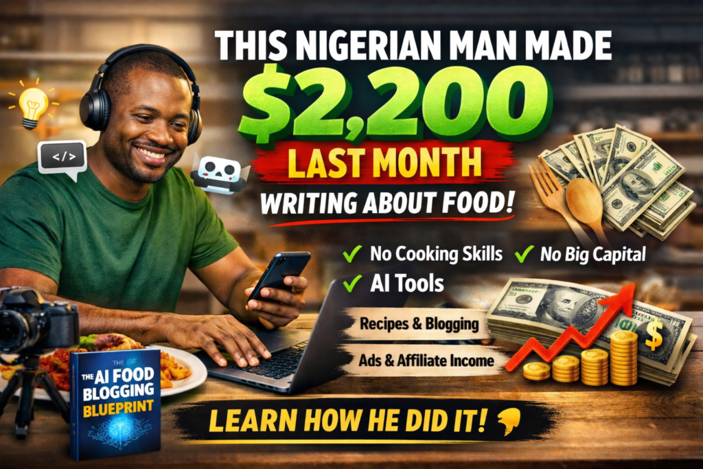 This Nigerian Man Made $2,200 Last Month Writing About Food - Cookright ...